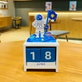 Fuebueo Console Table Decor Desk Calendar 2023-2024, Wooden Block ... Fuebueo Console Table Decor Desk Calendar 2023-2024, Wooden Block ...