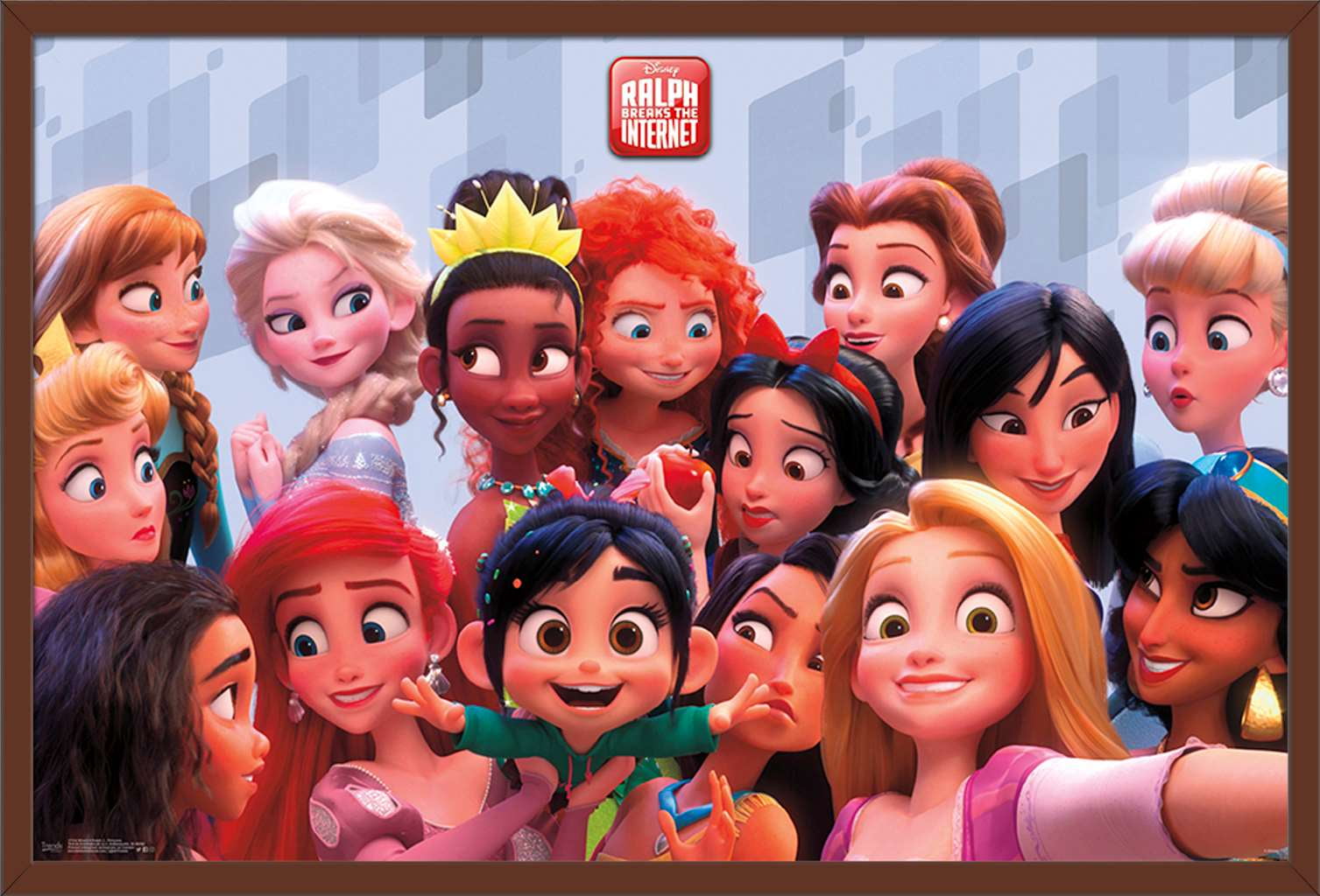 Disney Wreck It Ralph: Ralph Breaks The Internet - Princess Wall Poster ...