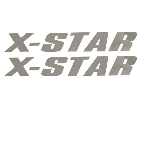 MasterCraft OEM Boat Decal 750090 X - STAR SS | Silver Vinyl (Pair ...