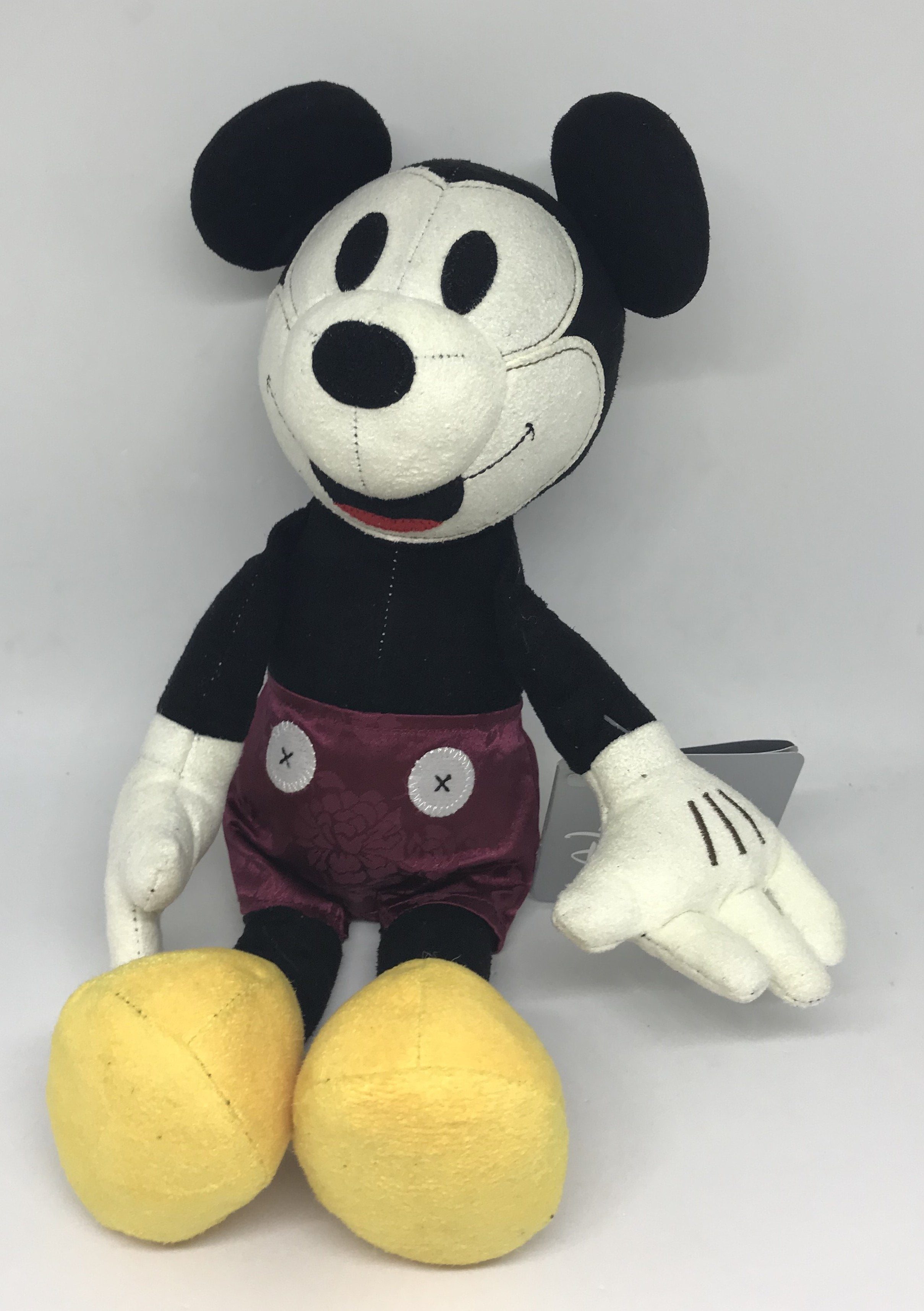 Disney Parks Mickey Mouse Crafted 11 inc Retro Plush New with Tags ...