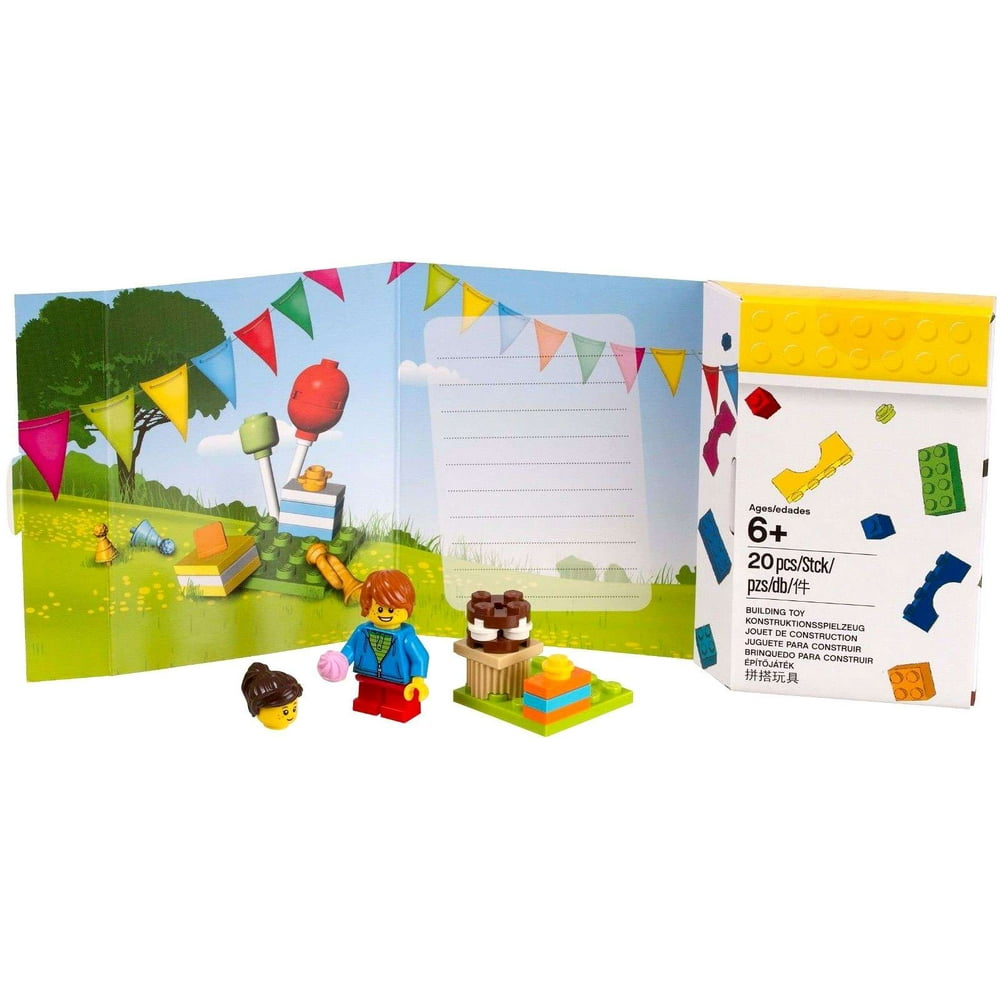 LEGO Minifigure Birthday Card Set LEGO 5004931 - Walmart.com - Walmart.com