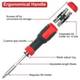 Screw Driver,Multi Screwdriver 13-in-1 Screw Driver Adjustable ...