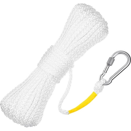Hollow Braided Polypropylene Line Rope Heaving Line with Spring Hook ...