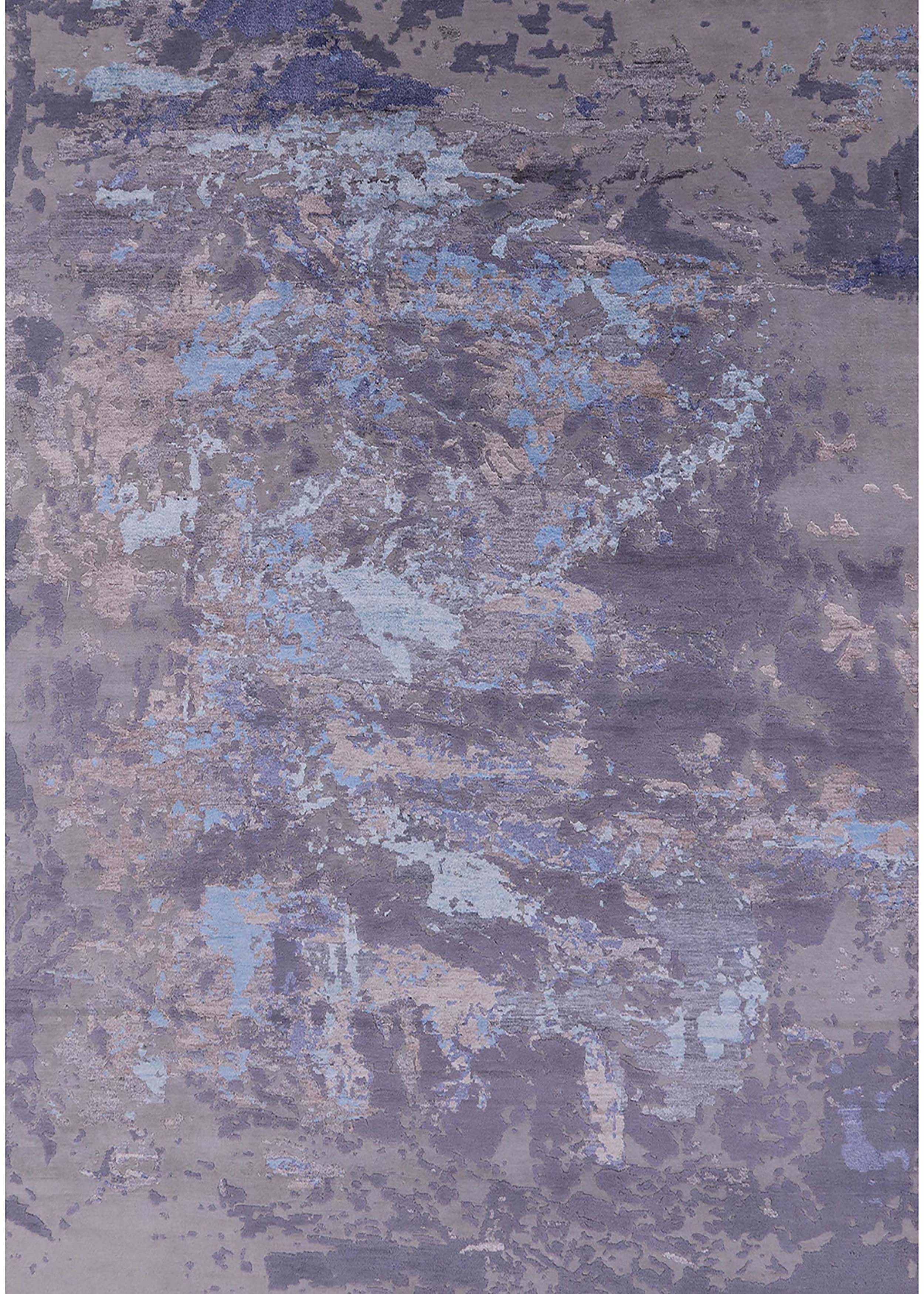 Ahgly Company Indoor Rectangle Mid-Century Modern French Lilac Purple ...