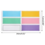 Milue Writable Index Labels Colorful Letter Stickers Sticky Index Tabs ...