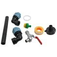 IBC Adapter Connection Kit 3/4" Brass Outlet Faucet for Rainwater Tank ...