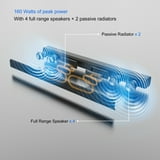 onn. 2.0 Soundbar, 32" with HDMI, Bluetooth Wireless, Roku Ready ...