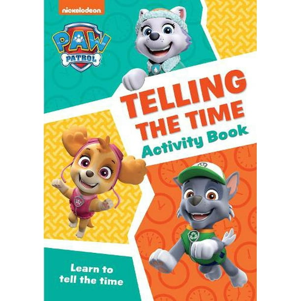 Paw Patrol Telling the Time Activity Book - Walmart.com