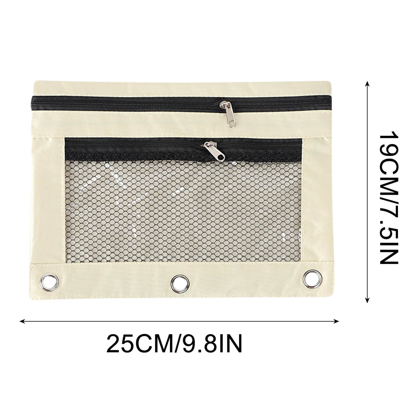 Click here for Rbaofujie Big Pencil Case Pencil Pouch 3 Ring  Zip... prices