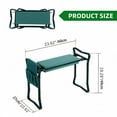 Folding Garden Kneeler and Seat Heavy Duty, Widened EVA Foam Pad ...