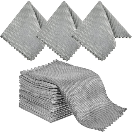 SHTUUYINGGFish Scale Cloth Microfiber Cleaning Cloth Nanoscale Cloth ...