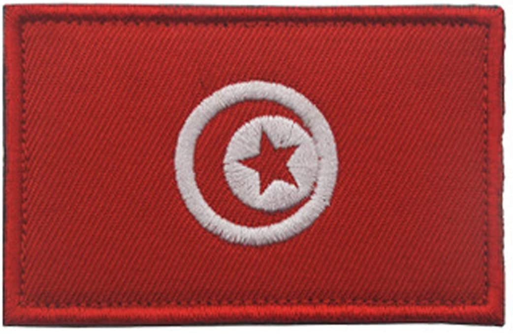 Tunisia Flag Patch Embroidered Military Tactical Morale Patches Tunisia - Walmart.com
