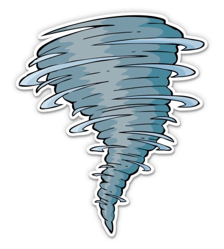 Tornado - 3" Vinyl Sticker - For Car Laptop I-Pad Phone Helmet Hard Hat ...