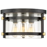Franklin Iron Works Eagleton Modern Farmhouse Ceiling Light Flush Mount ...