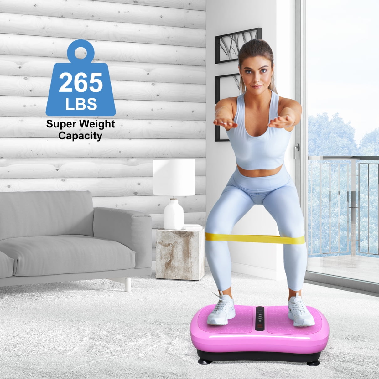 Vibration Plate Exercise Machine, Whole Body Workout Vibration Fitness ...