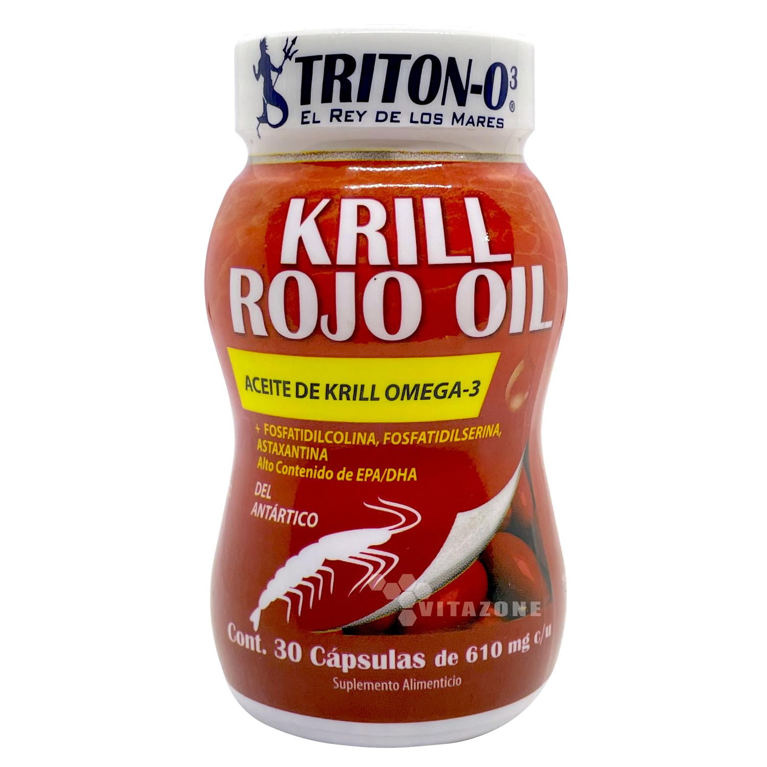 Aceite de Krill Omega 3 30 cápsulas Solanum Solanum SOLKRILLROJOOILCAJA ...