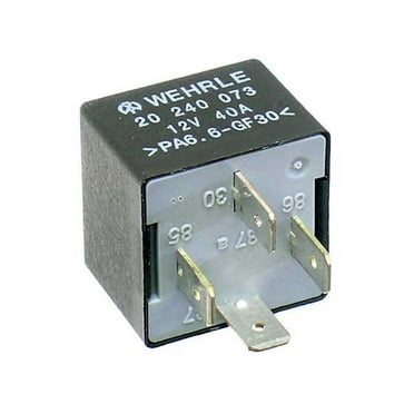 HELLA 007794311 12V 20/40 Amp SPDT RES Relay with Weatherproof Bracket - Walmart.com