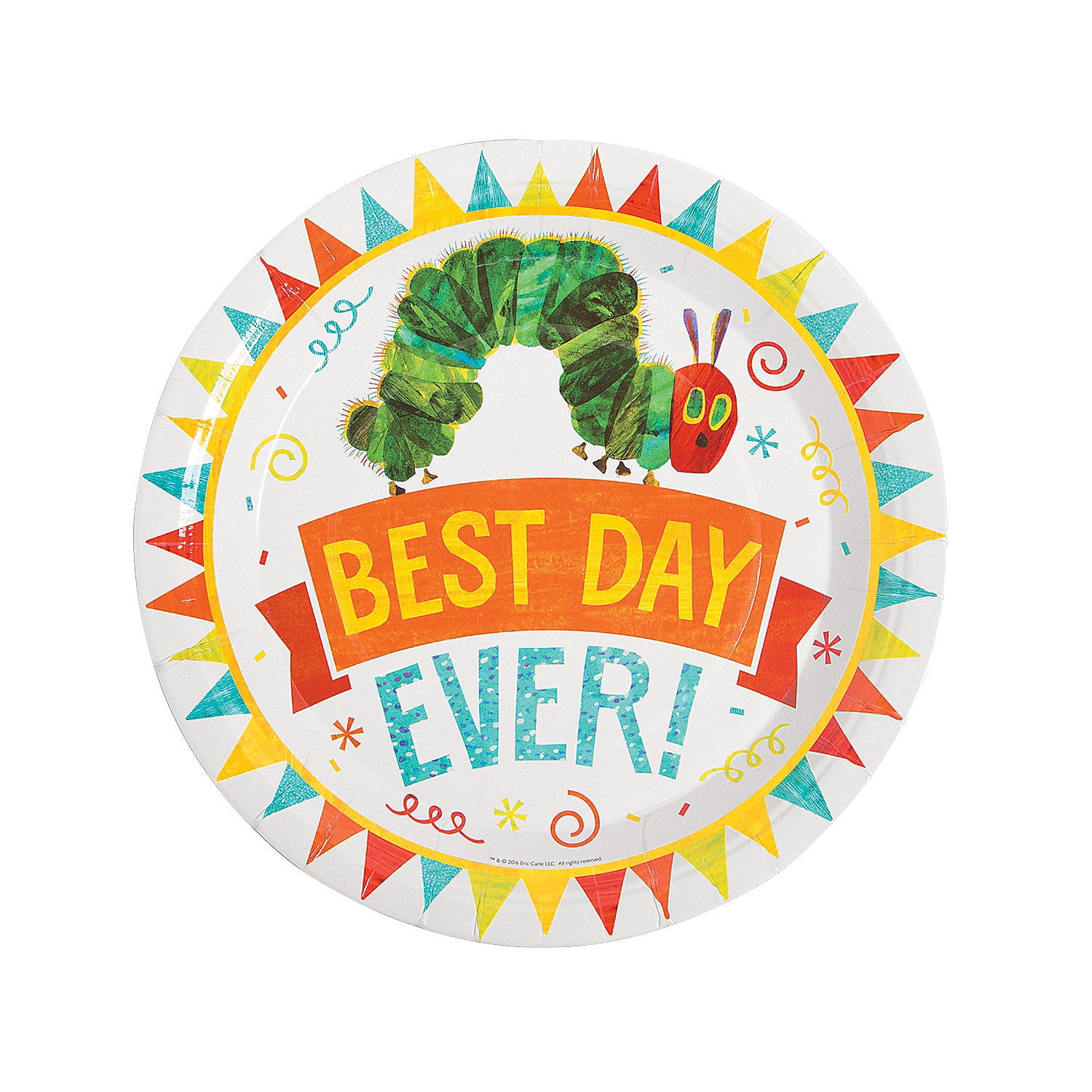 Very Hungry Caterpillar Dinner Plates - Party Supplies - 8 Pieces ...