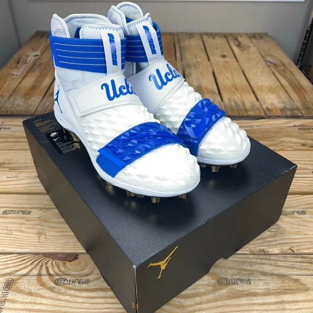 N I-K-E Jo r-dan Force Savage Elite 2 SMU UCLA Football Cleats CV1665 ...