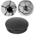 Yajisi 2.75 Inch Black Polycarbonate Boat Steering Wheel Center Cap ...