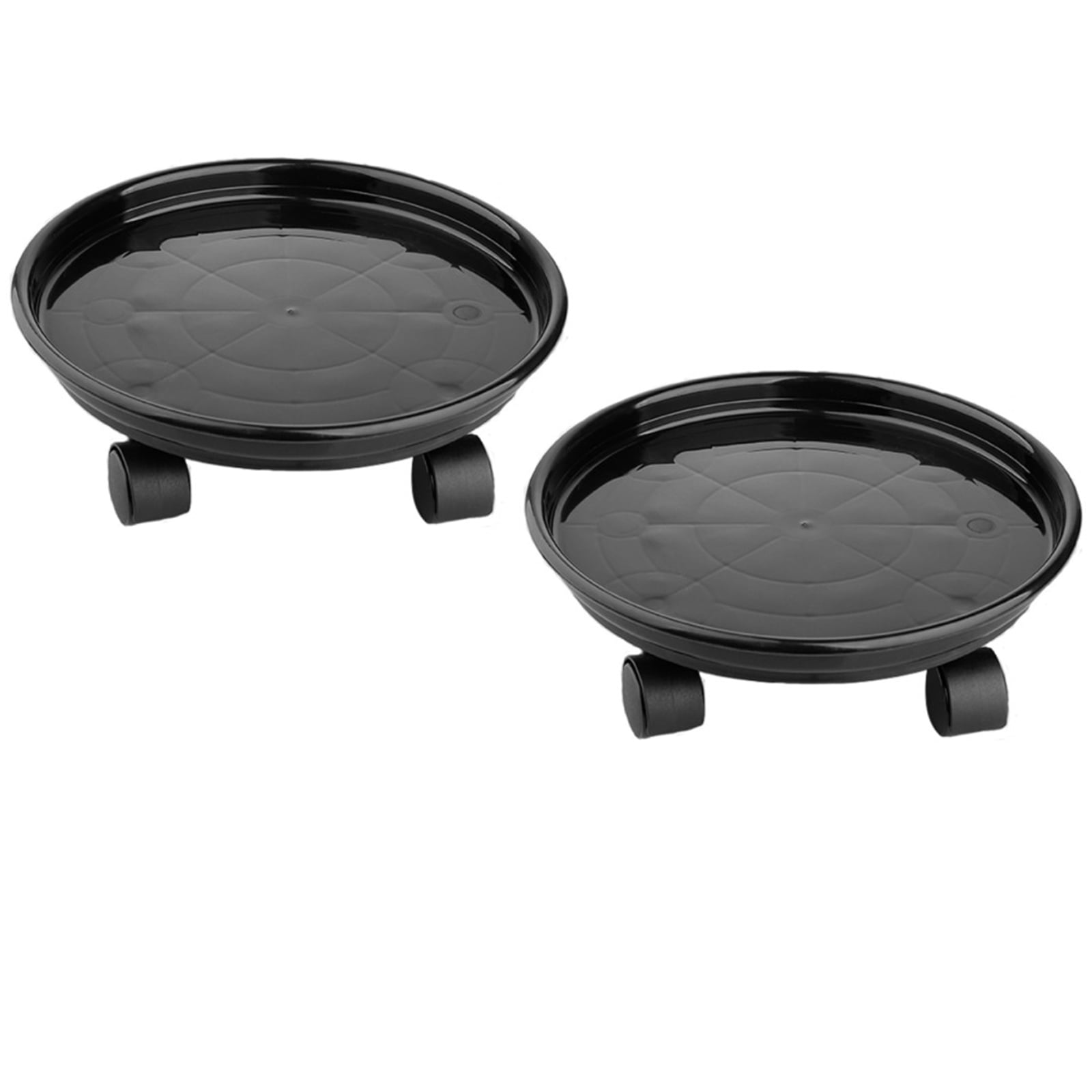 Lant Pallet Caddy Plant Stand With Wheels The Car Castor Black Portable ...