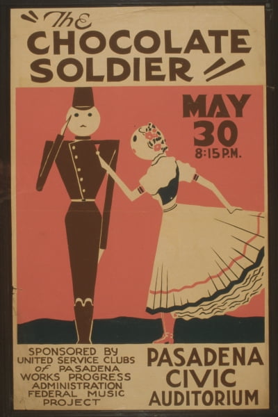 Print: The Chocolate Soldier, circa 1936 - Walmart.com