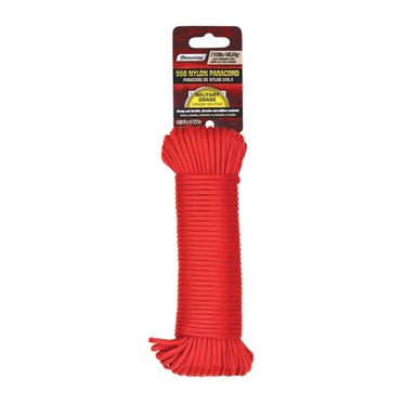 SecureLine 5/32" x 50' 550 Nylon Paracord Rope - Walmart.com