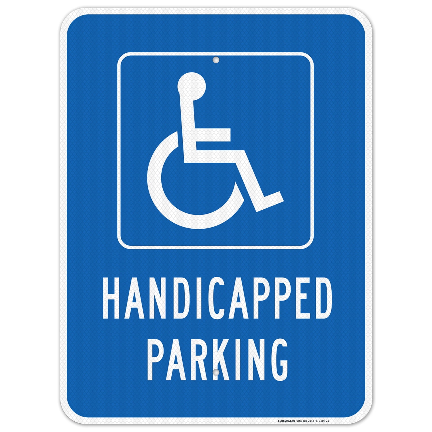 Handicap Parking Sign, Handicapped Sign, - Walmart.com