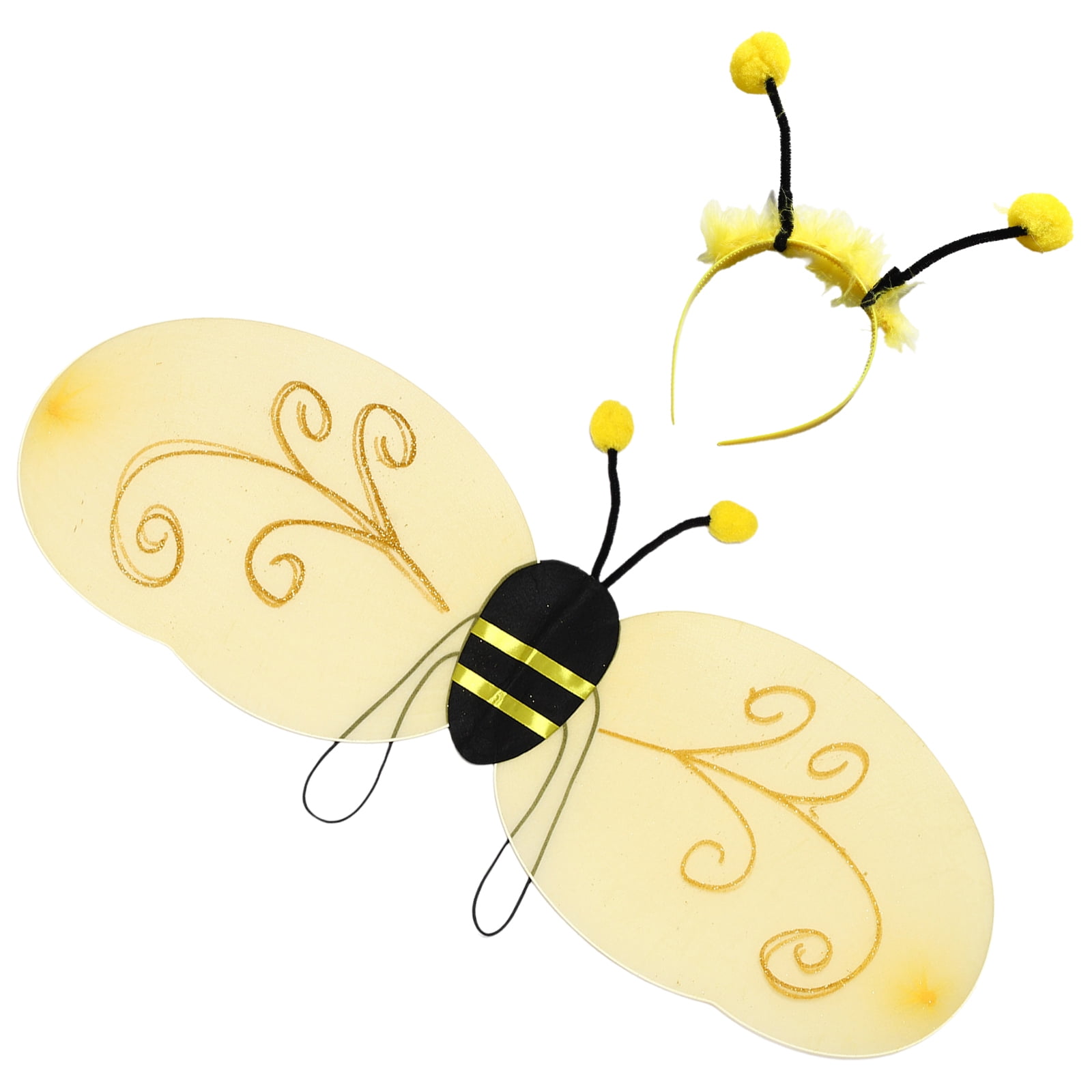 Click here for Fldy Adults Kids Bee Wings Fairy Butterfly Wing Wi... prices