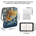 Game Card Storage Bag Collectible Trading Card Albums The 4-Pocket Card ...