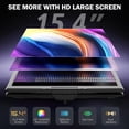 17.3" Portable DVD Player with Bluetooth Headphones, 15.4″ Wide-Viewing ...