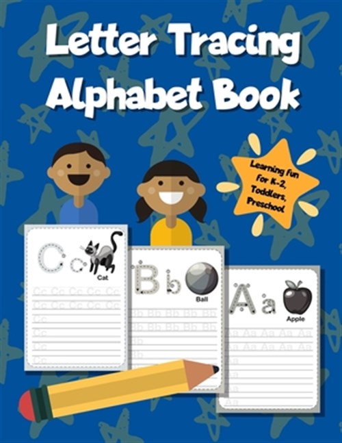 Pre-Owned Letter Tracing Alphabet Book: ABC Learning Workbook for Kids ...