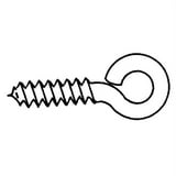 National Hardware N118-356 Small Screw Eye, Steel, 17/32", 14\Pk ...
