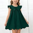 Afuyipoi Girls' Summer Dress（For 6months-7 years）, Ruffle Hem Spliced ...