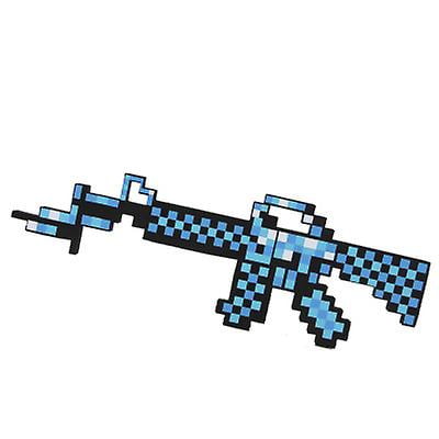 Minecraft Model Gun Minecraft Sword Anime Props Foam Sword Mosaic Gun ...