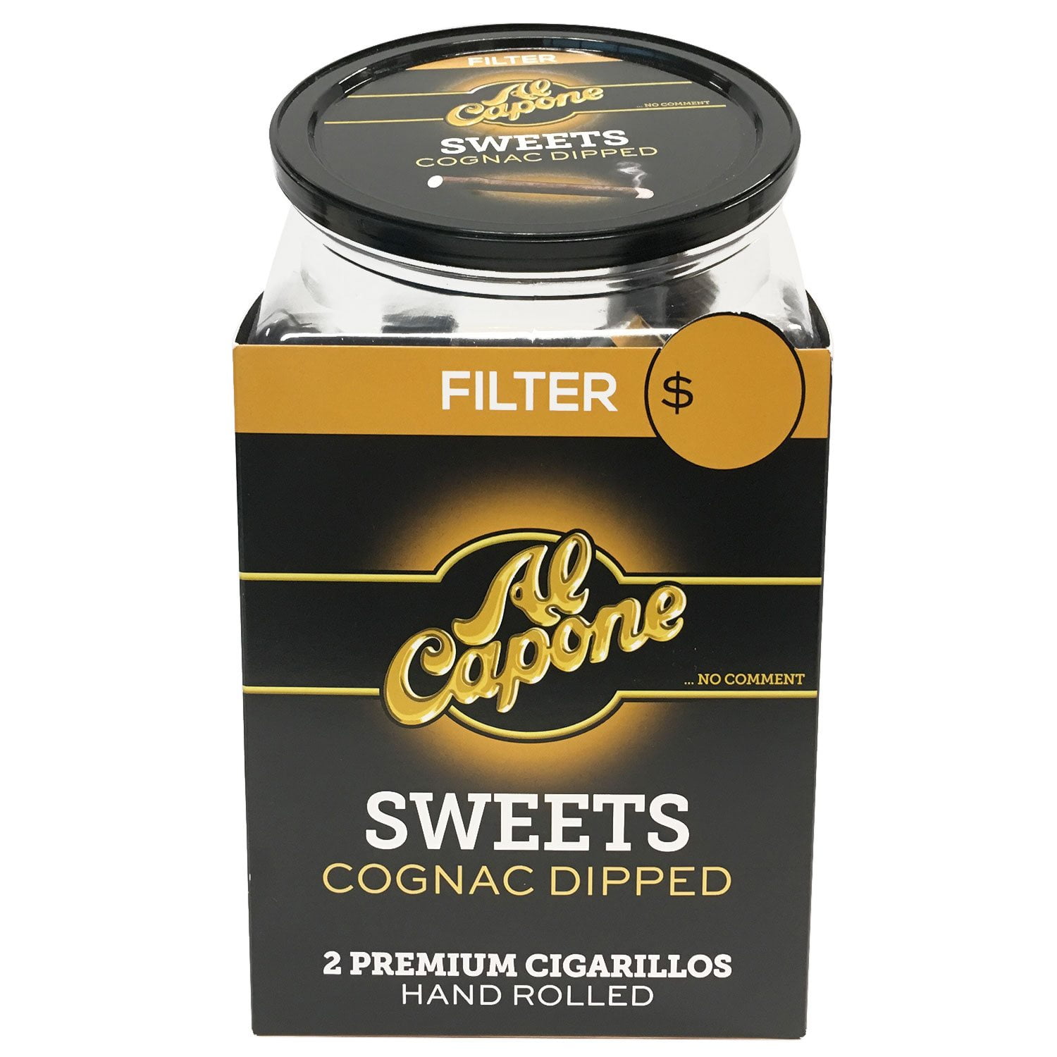 Al Capone Sweets Cognac Dipped Filter Cigarillos 2 ct., 60 pk ...