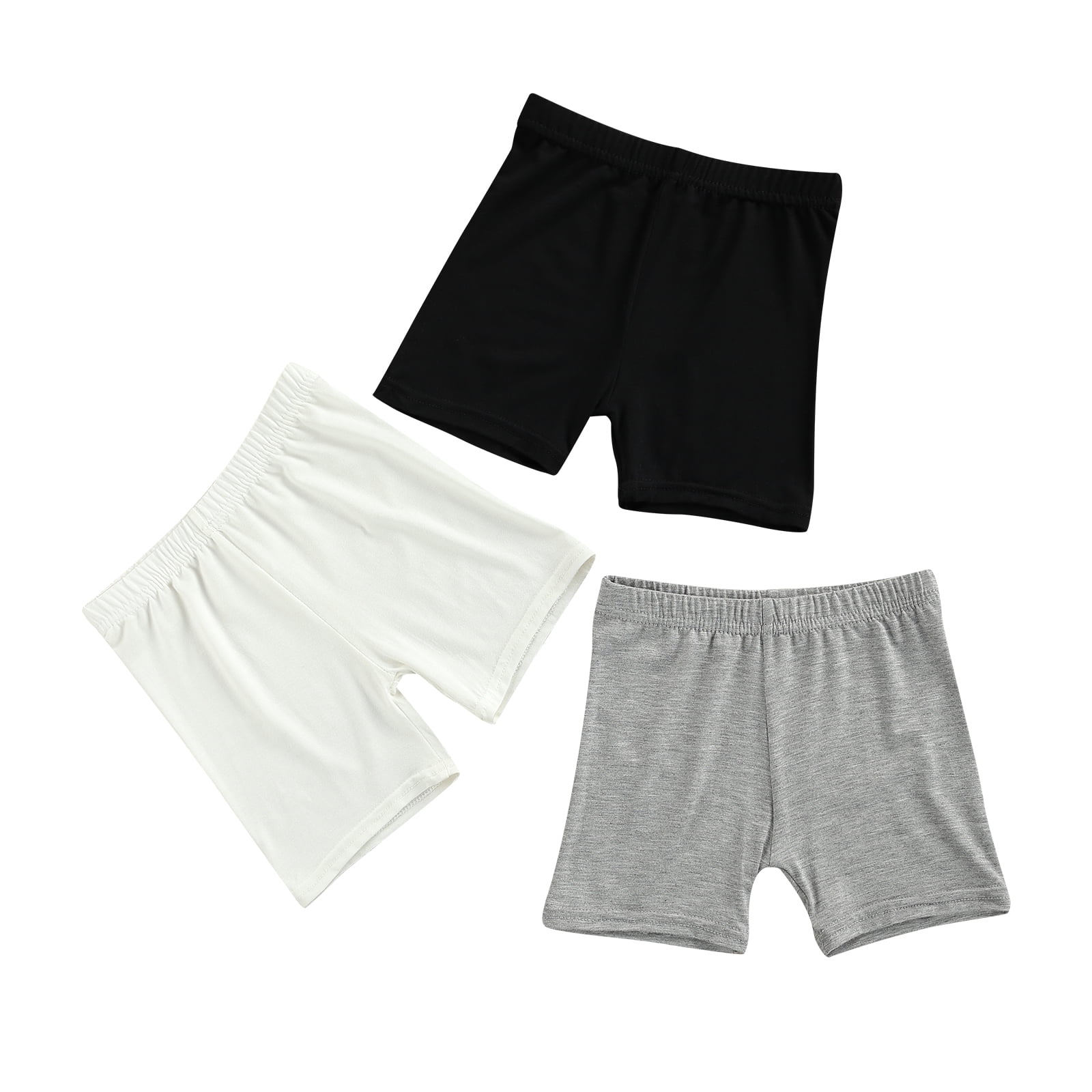 Multitrust Girls Safety Pants, Anti-emptied Stretch Solid Color Mid ...