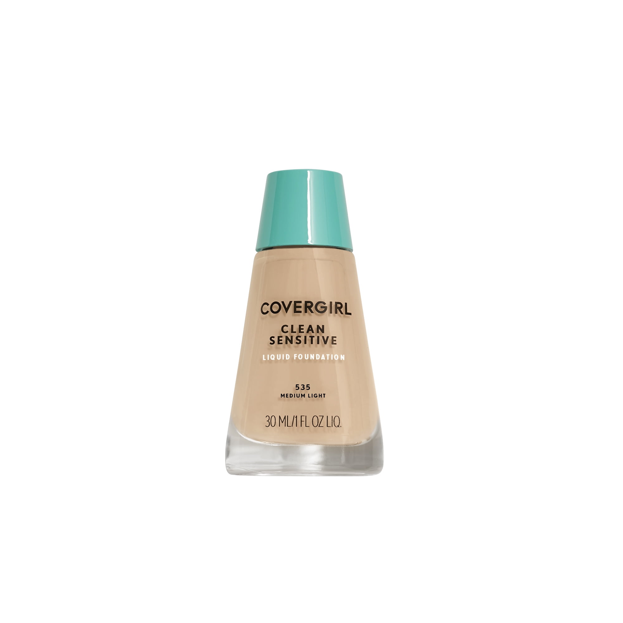 COVERGIRL Clean Sensitive Skin Liquid Foundation, 535 Medium Light ...