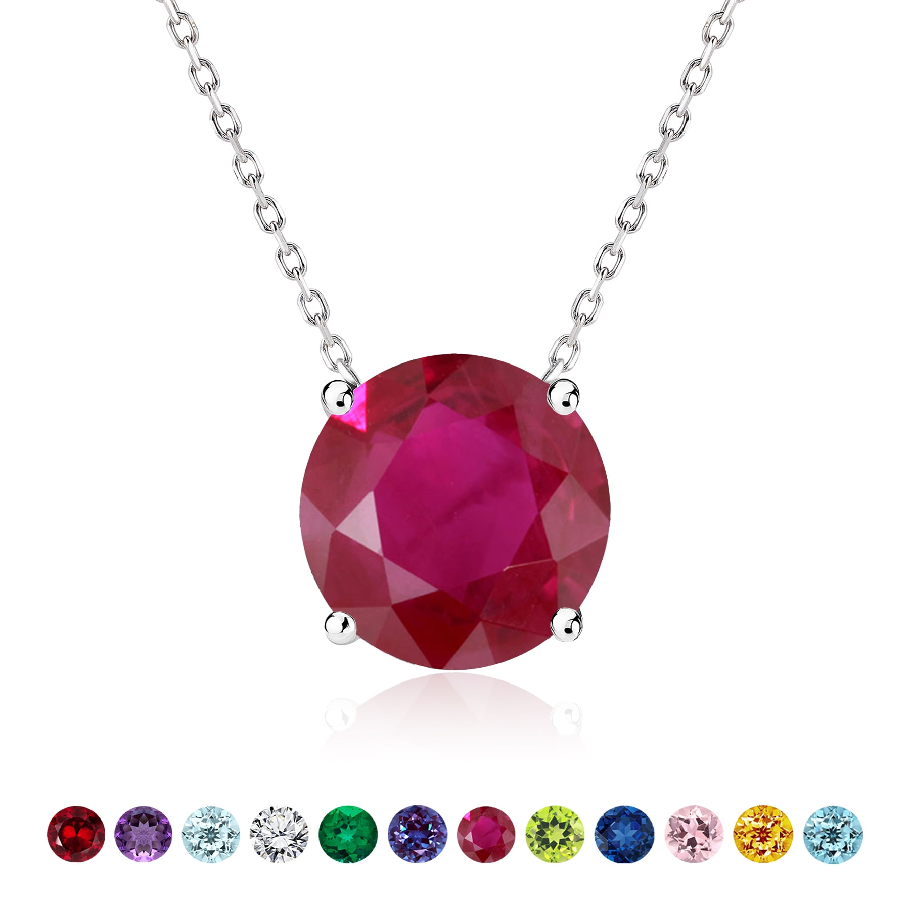 Click here for Jeenmata Beautiful 1 Carat Round Cut - Ruby - July... prices