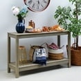 Cambridge Casual Wood Outdoor Console Table, Gray - Walmart.com