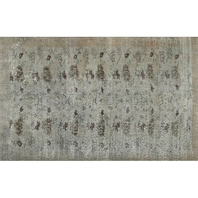 Ahgly Company Indoor Rectangle Contemporary Sage Green Abstract Area ...