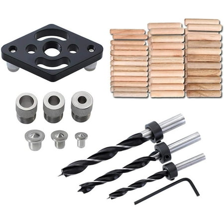 Wood Drill Guide Set, Hand Drill Guide Jig Set, Woodworking Straight ...