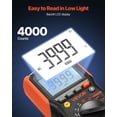 Multimeter 4000 Counts 1000V AC/DC, Auto/Manual Range, Voltage ...