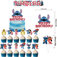 32 Pcs For Interstellar Blue Monster Birthday Party Decorations, With ...