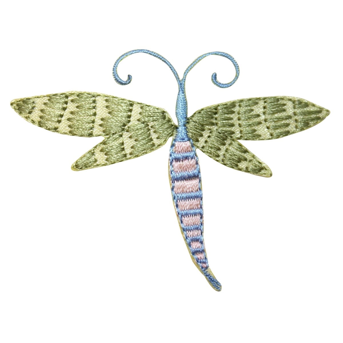 ID 1665B Fairy Dragonfly Patch Mystic Garden Bug Embroidered Iron On ...