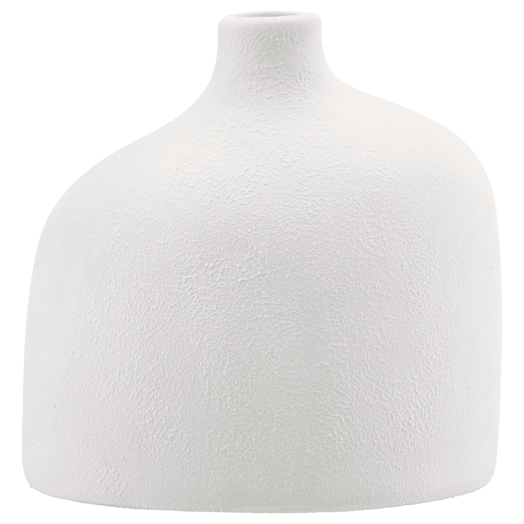 Click here for Bouclair White Ceramic Table Vase 6.3 X 6.3 In (16... prices