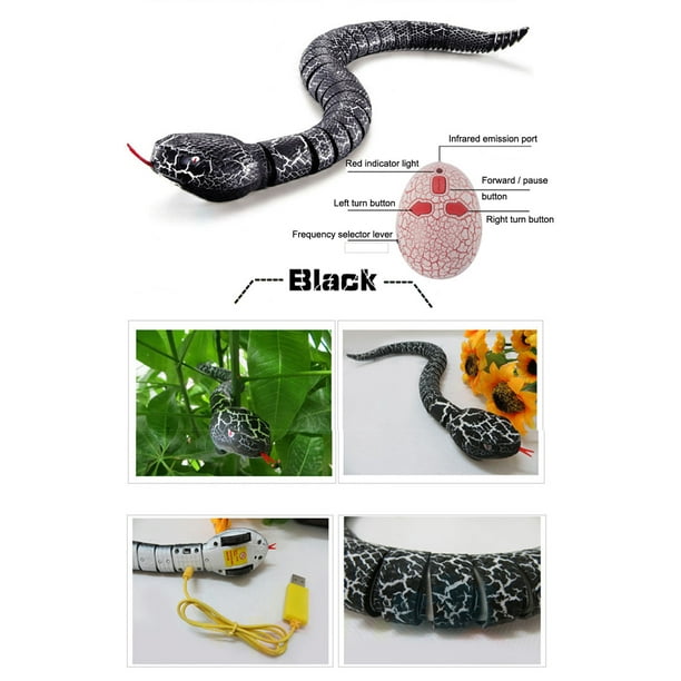 Snorda Remote Control Snake Rattlesnake Trick Terrifying Mischief Toy ...