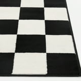 Mainstays 36"x56" Black and White Check Indoor Area Rug - Walmart.com