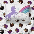 Afro Unicorn Unique, Divine, Magical-Twin Sheet Set, 100% Microfiber ...