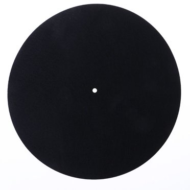 Fluance Turntable Mat (Rubber Black) Audiophile Grade Design for Vinyl ...